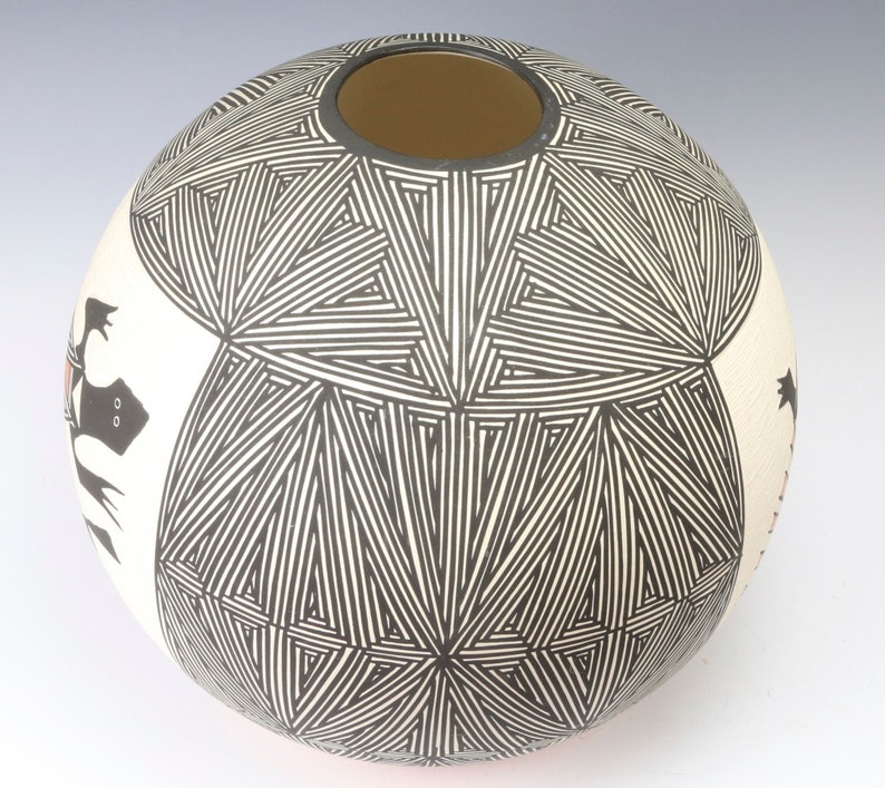 Vtg Large Acoma Pottery Pot Vessel Vase Native American Pueblo - Etsy