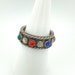 Vintage Artisan Edgar Platero Navajo Multi Stone Sterling Silver Band ...