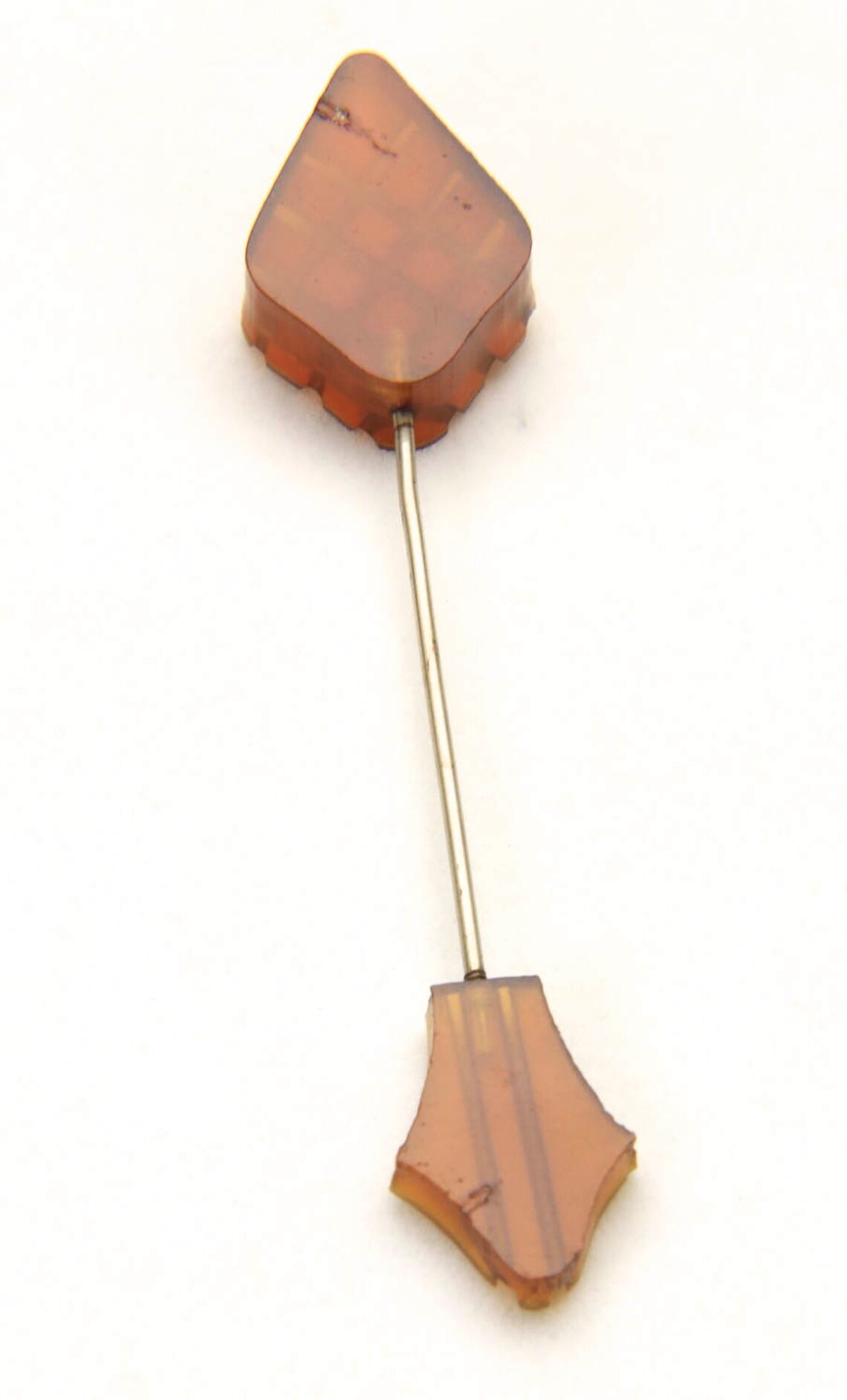 Vintage Bakelite Amber and Gold Arrow Stick Pin - Etsy
