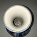 Vintage 1972 B Welsh Studio Art Pottery Vase Blue Flower Stoneware ...
