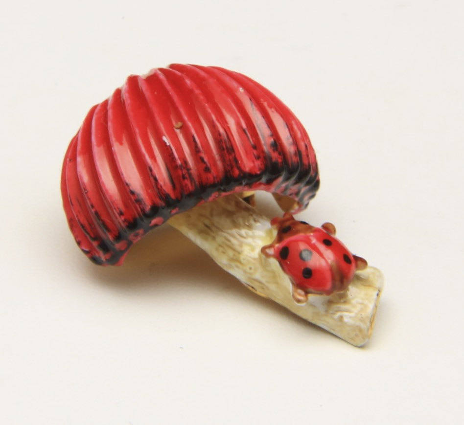 Vintage Original by Robert Red Enamel Lady Bug Insect on - Etsy