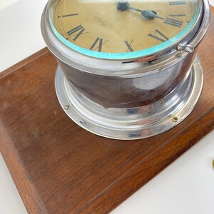 Antique Celeste Nautical Ships Clock Working Chimes Vintage Maritime ...