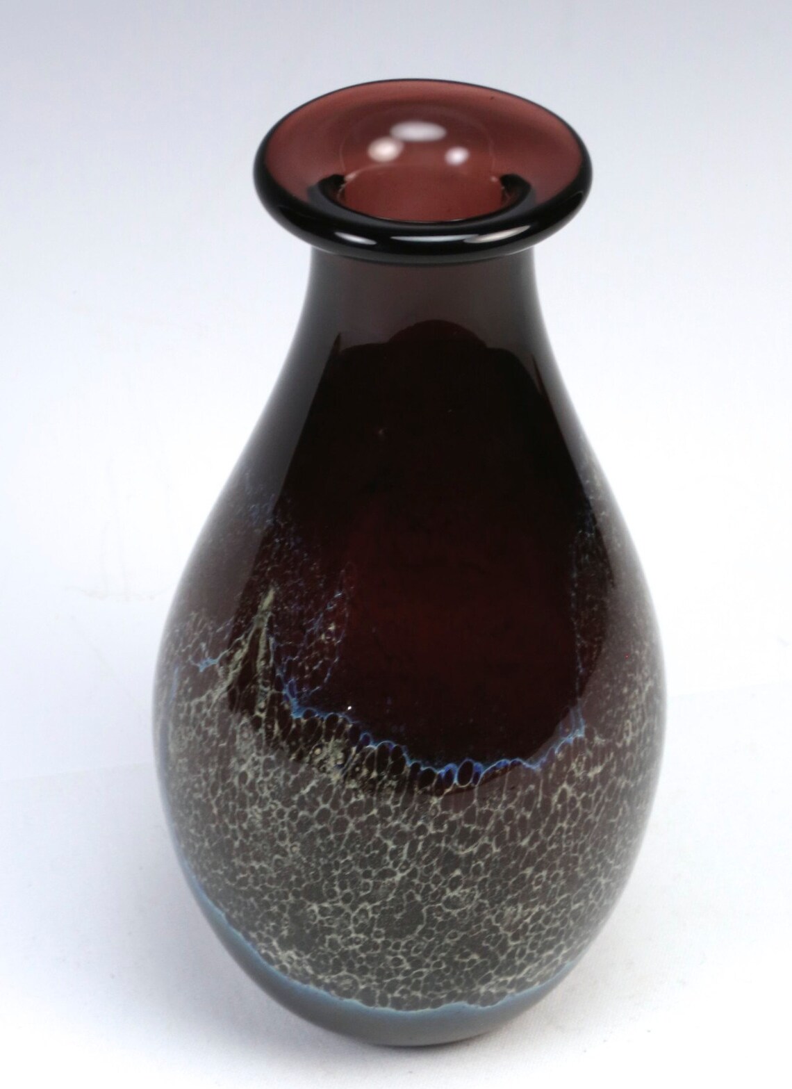 Vtg Buzz Williams 1981 Studio Art Blown Glass Bud Vase Purple | Etsy