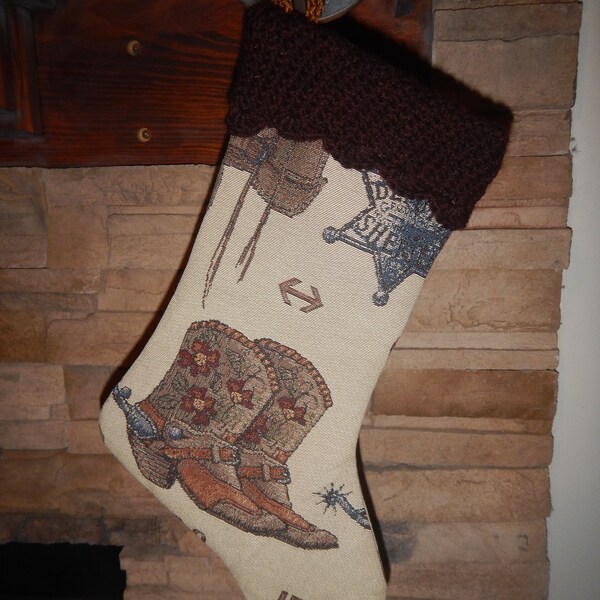Cowboy Boot Stocking - Etsy