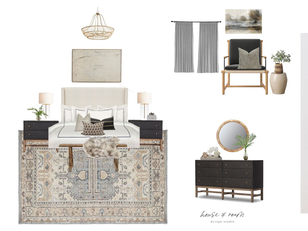 Complete Living Room Interior Design Service: Custom Home Decor (PDF ...
