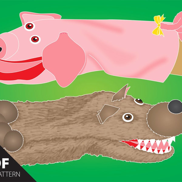 Wolf Hand Puppet - Etsy