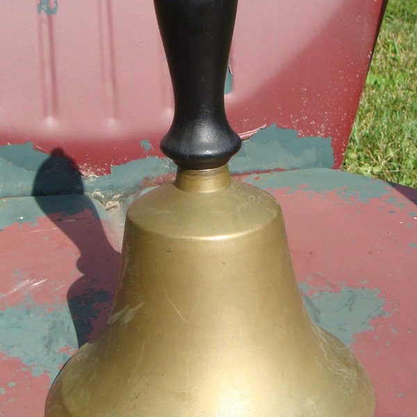Antique School Bell - Etsy