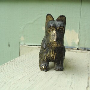 Miniature Cast Brass Figure Scotty Dog Figurine Scottish Terrier ...