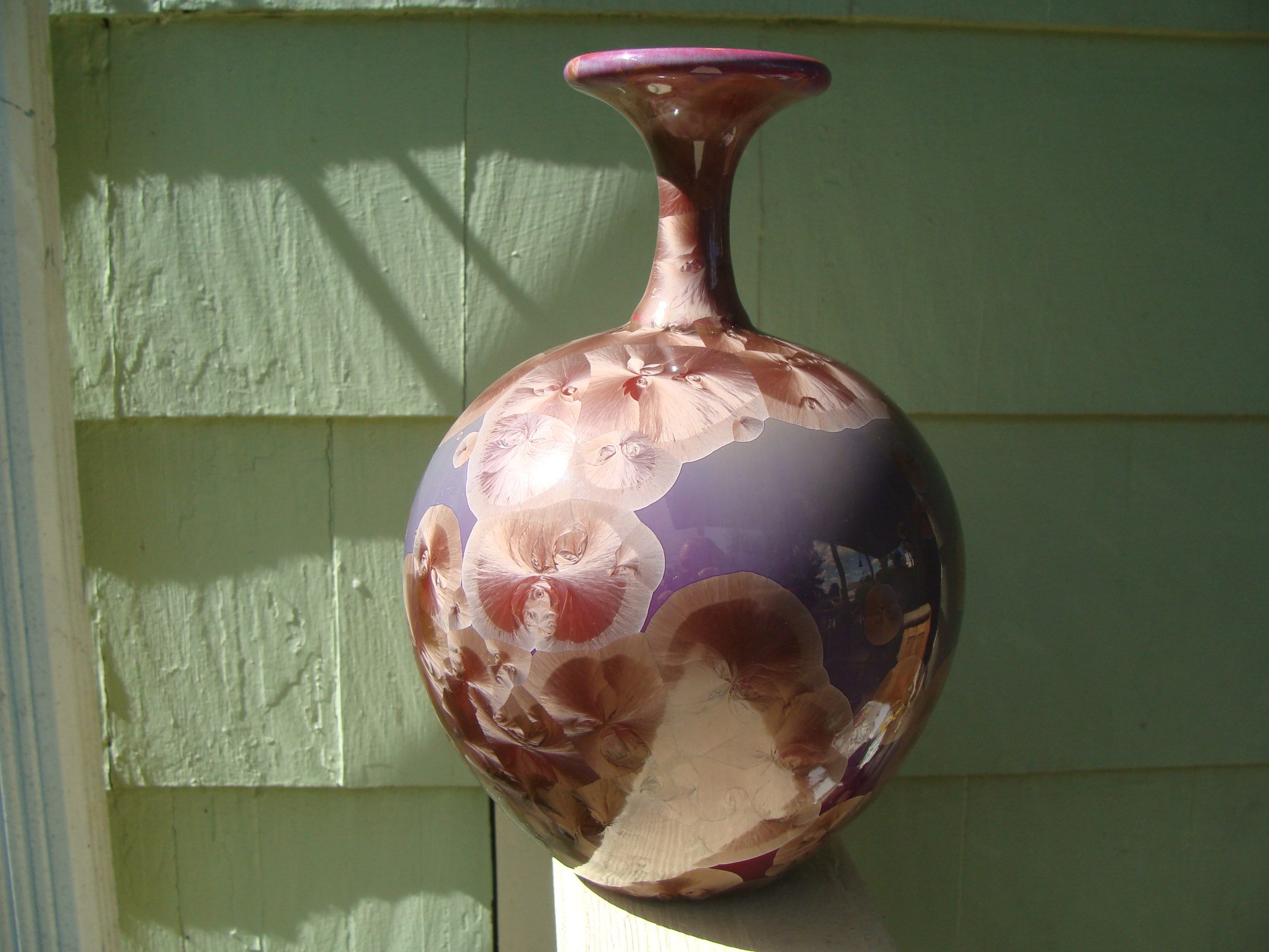 Studio Art Pottery Ceramic Clay Pottery Bottle Vase With | Etsy