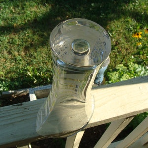 Marc Aurel Art Glass Crystal Vase With Etched Tiger Stripes - Etsy