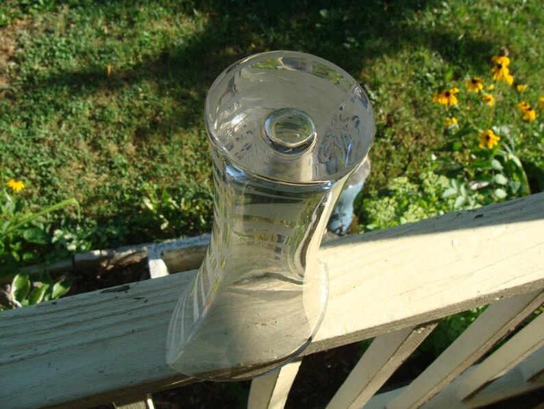 Marc Aurel Art Glass Crystal Vase With Etched Tiger Stripes - Etsy