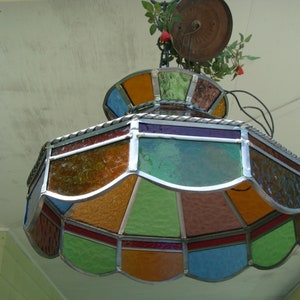 Vintage Stained Glass Multi Color Block Stained Glass Blocks - Etsy