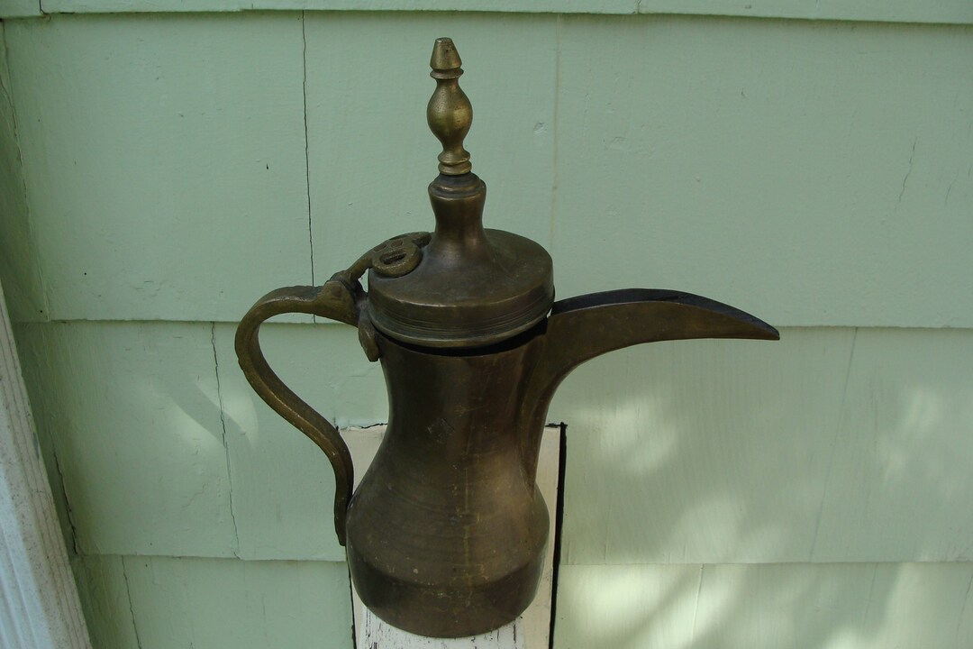 Old Middle East Islamic Moroccan or Persian Style Brass Dallah - Etsy