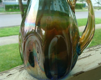 Pilgrim Glass Pitcher - Etsy