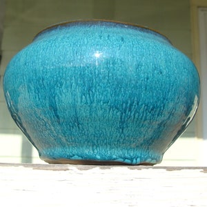 Mid Century Art Pottery Flower Pot Planter Turned Ceramic Red Clay With ...