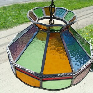 Vintage Stained Glass Multi Color Block Stained Glass Blocks - Etsy