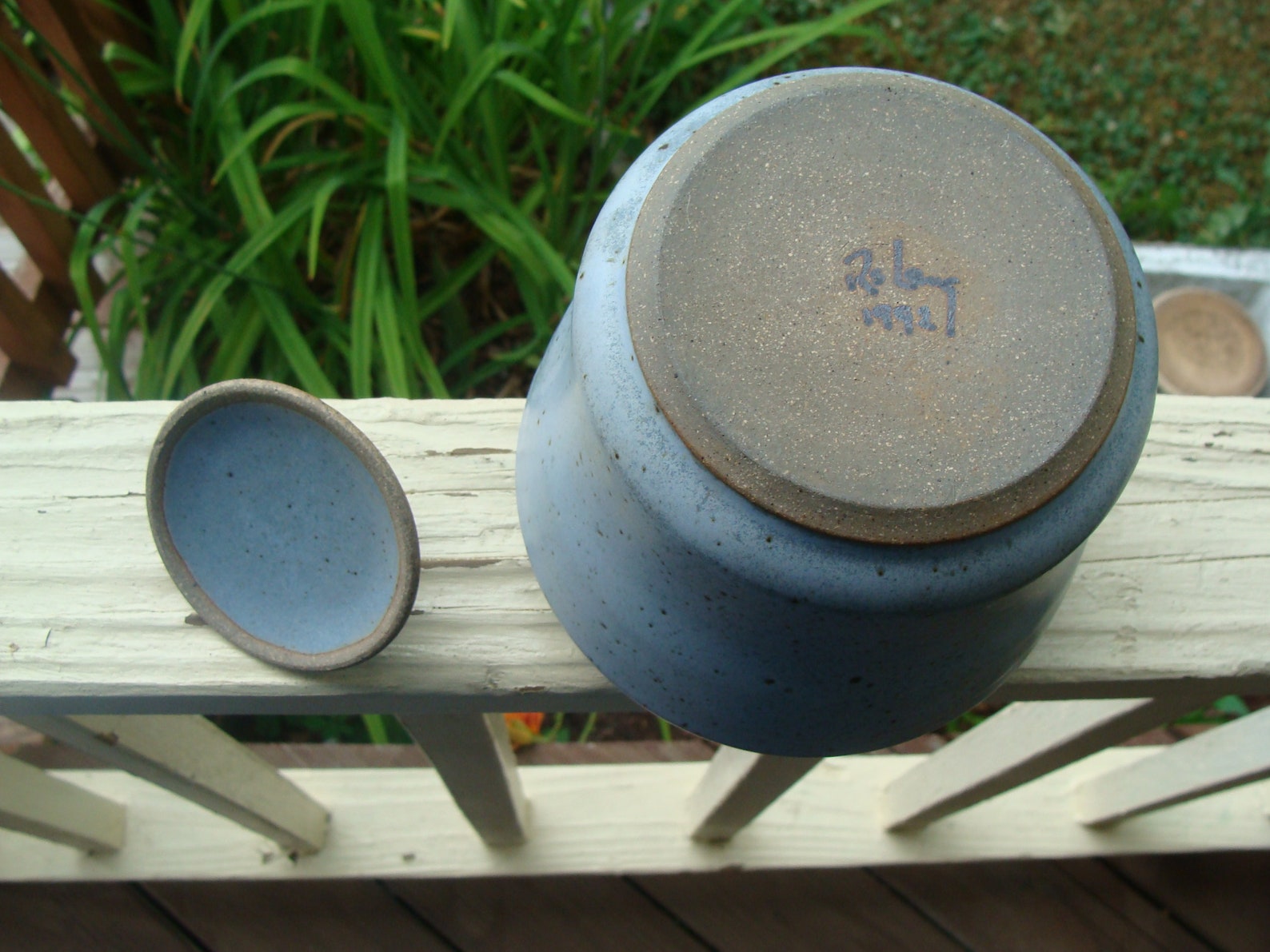 R S Lang Studio Art Pottery Signed Jar Hand Turned Clay Pot | Etsy