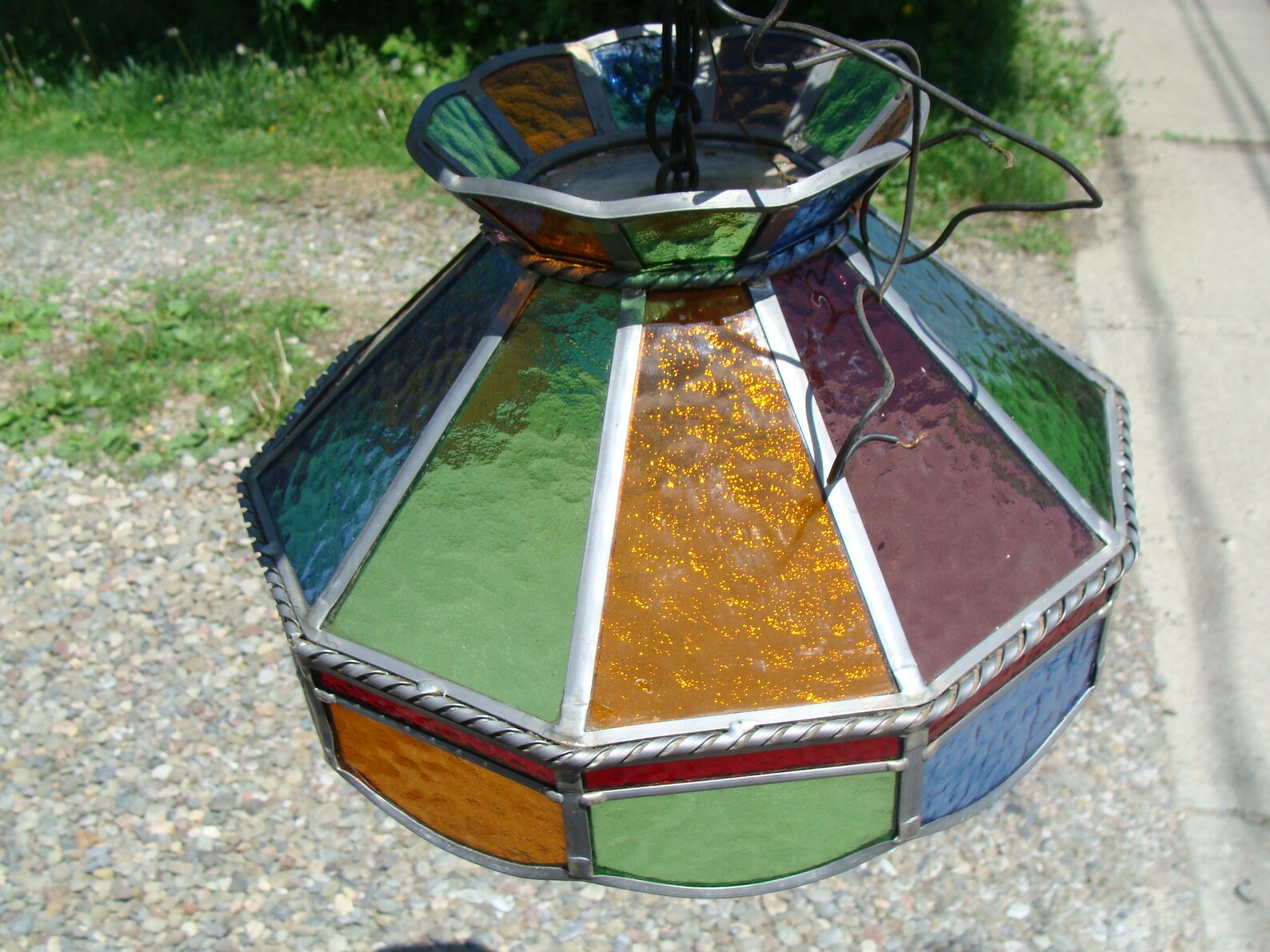 Vintage Stained Glass Multi Color Block Stained Glass Blocks - Etsy