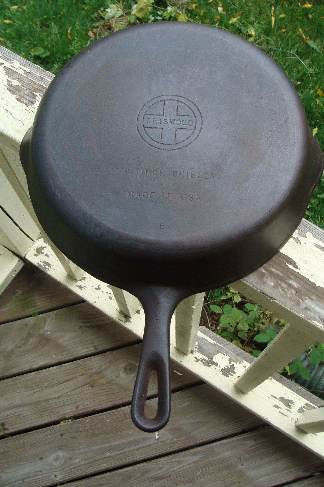 Griswold Cast Iron Skillet Small Logo Erie PA Number Nine NO 9 With ...
