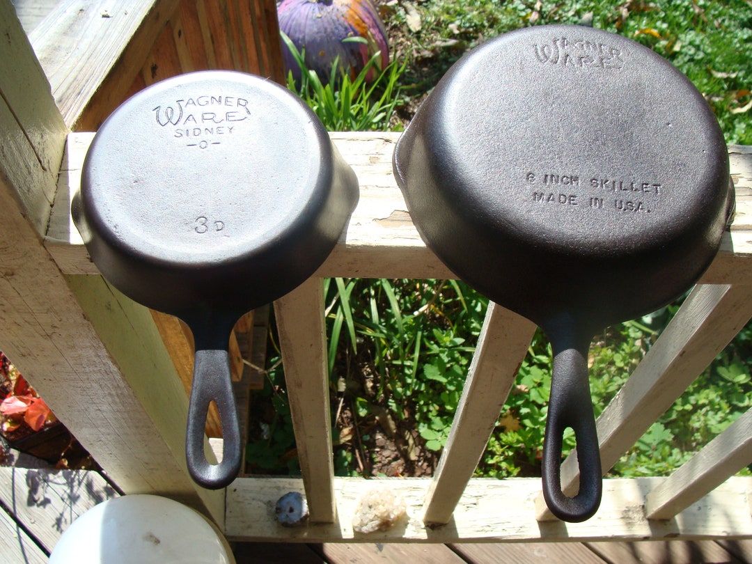 Vintage Wagner Ware Cast Iron Skillet Number Five With Sidney O Number ... Vintage Wagner Ware Cast Iron Skillet Number Five With Sidney O Number ...