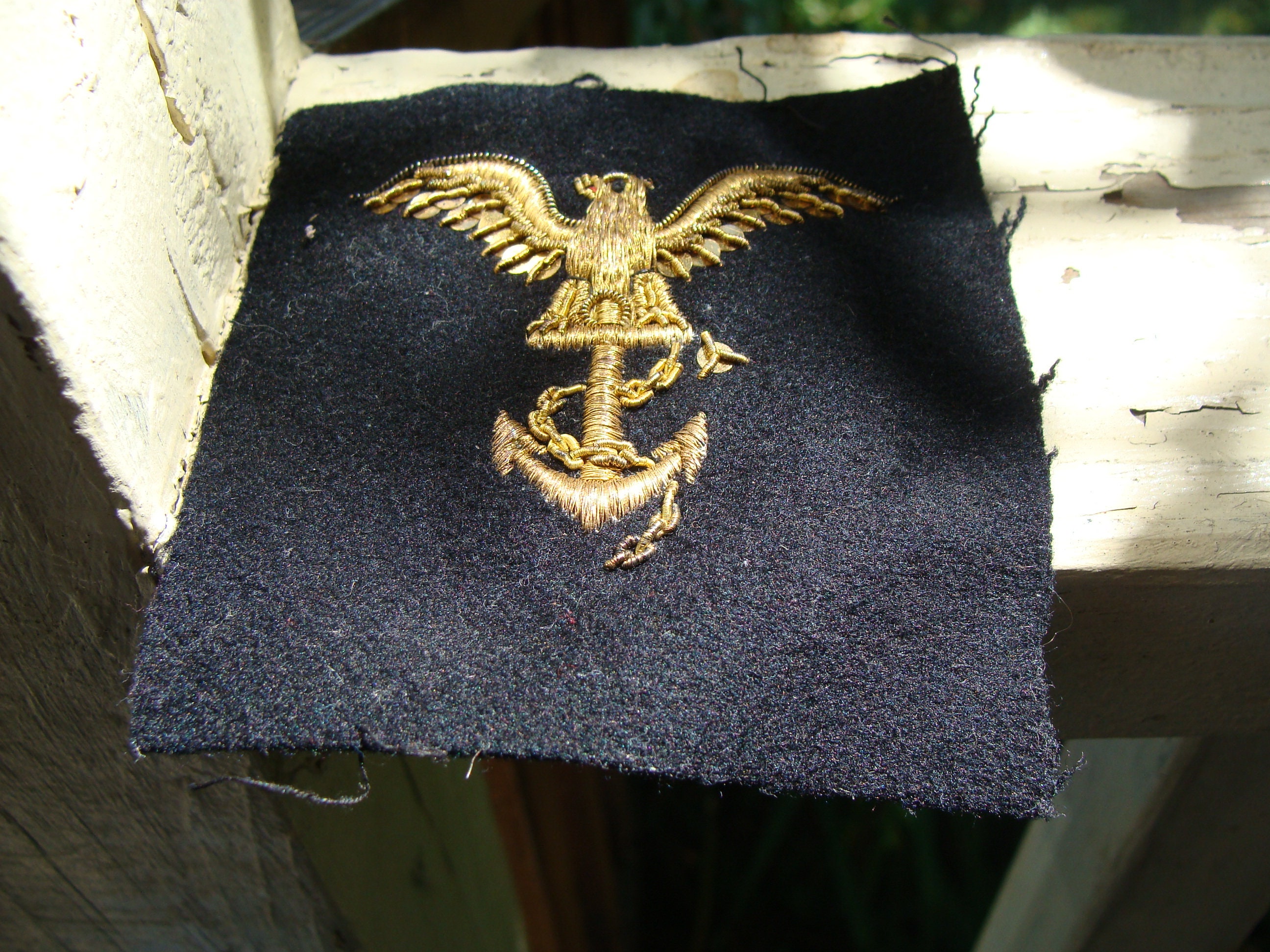 Navy Anchor Logo With Eagle