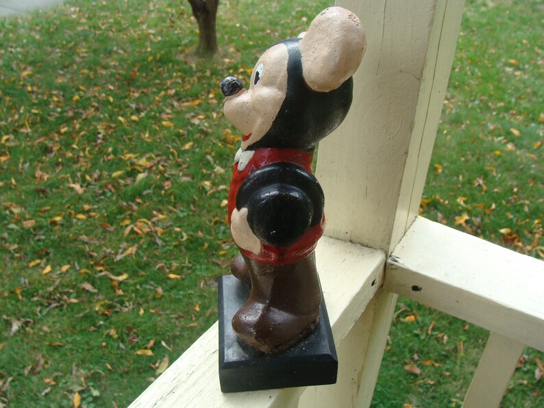 Vintage Folk Art Carnival Circus Prize Mickey Mouse Statue | Etsy