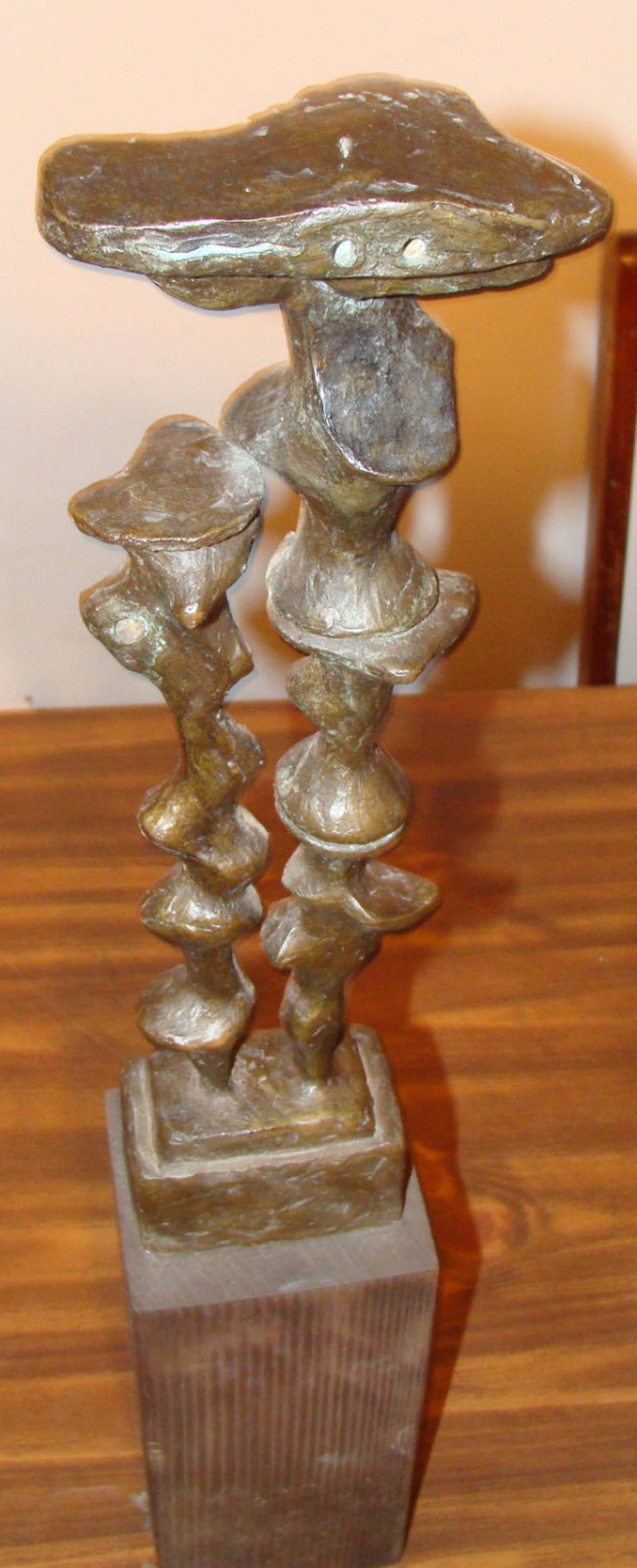 Contemporary Brutalist Art Bronze Sculpture Solis Bronze on - Etsy