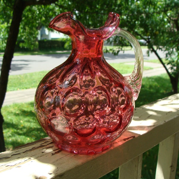 Dot Glass Pitcher - Etsy