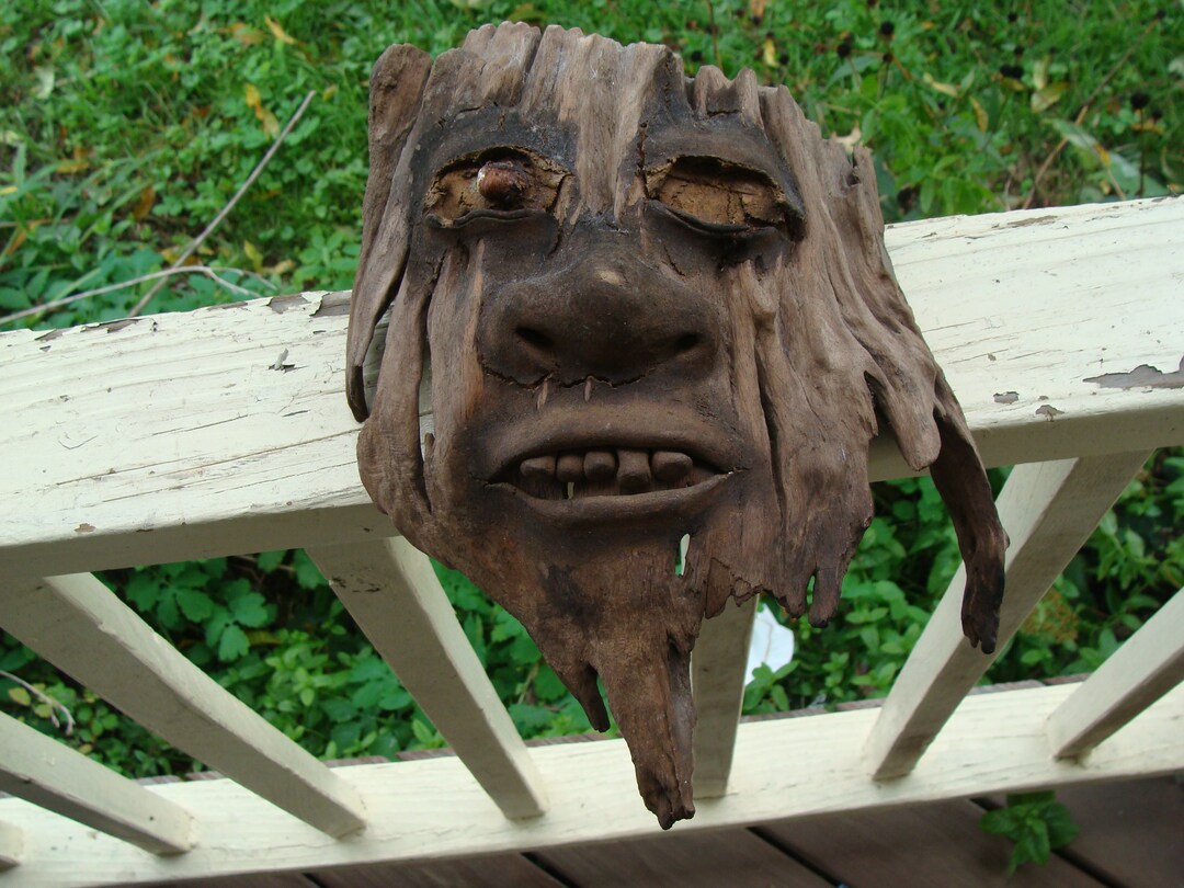 Unique Obscurity Grotesque Drift Wood Sculpture Scary Spooky ...