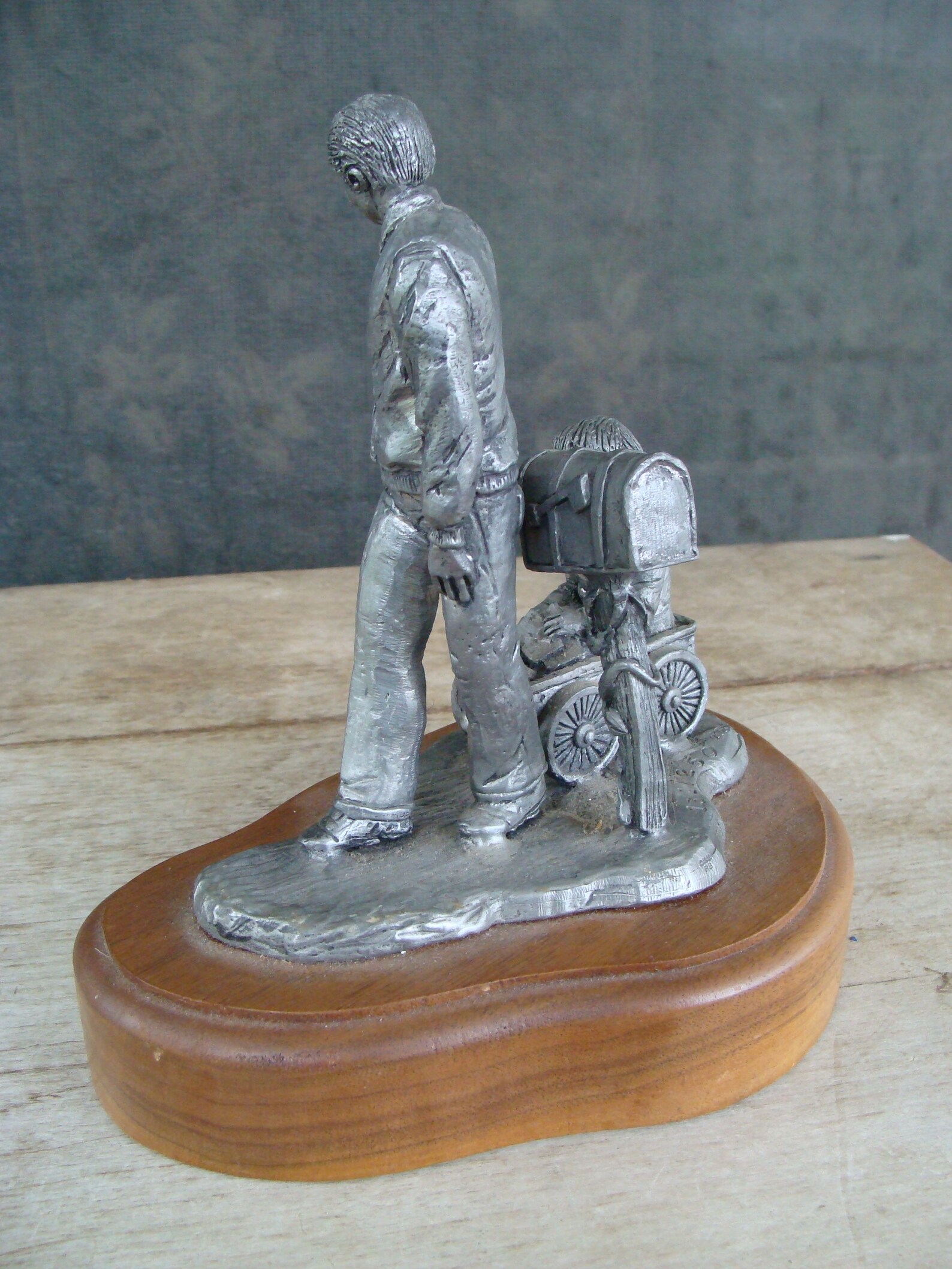 Vintage Pewter Sculpture MA Ricker Bartlett Limited Addition | Etsy