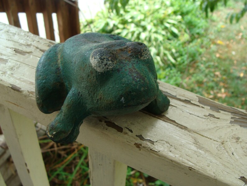 Antique Figural Cast Iron Frog Doorstop Bullfrog Paperweight - Etsy