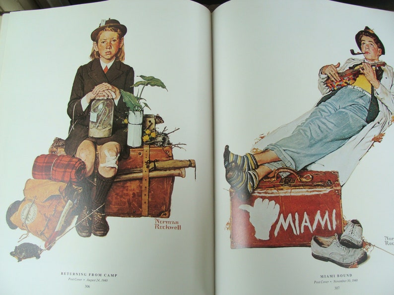 Norman Rockwell 332 Magazine Covers Illustrations Abbeville | Etsy