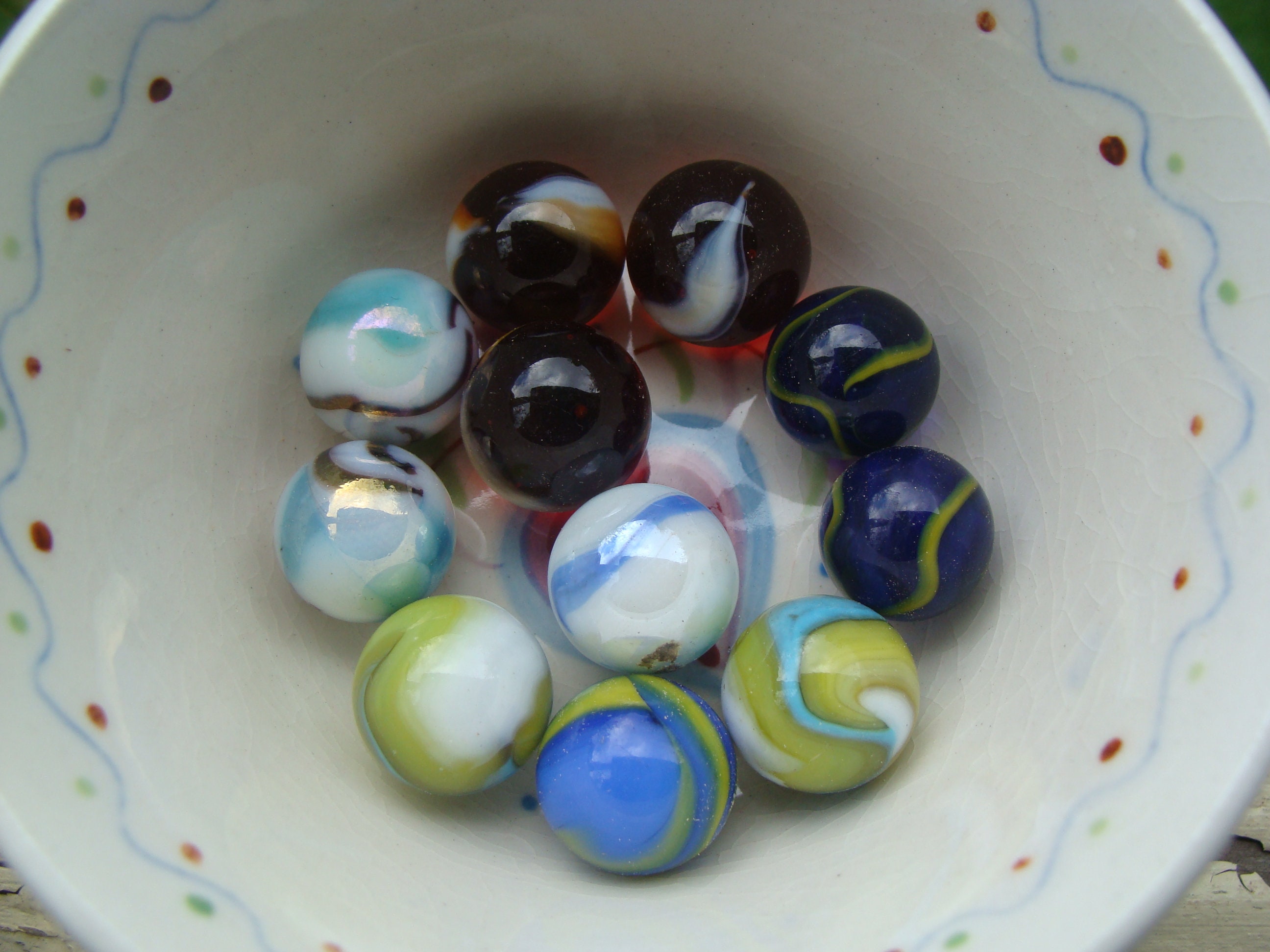 Marble Lot of Ninety Nine Multi Color Swirl Marbles Many Types - Etsy UK