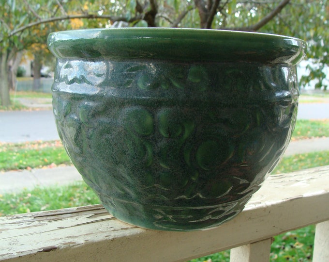 Contemporary Ceramic Jardiniere Planter Neoclassical Pattern Flower Pot ...