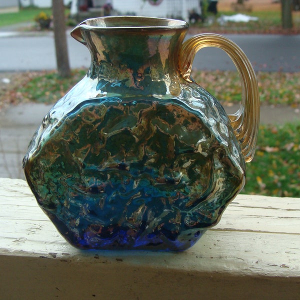 Iridescent Pitcher - Etsy
