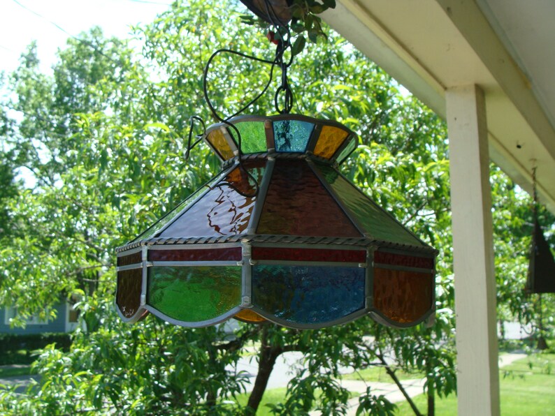 Vintage Stained Glass Multi Color Block Stained Glass Blocks - Etsy