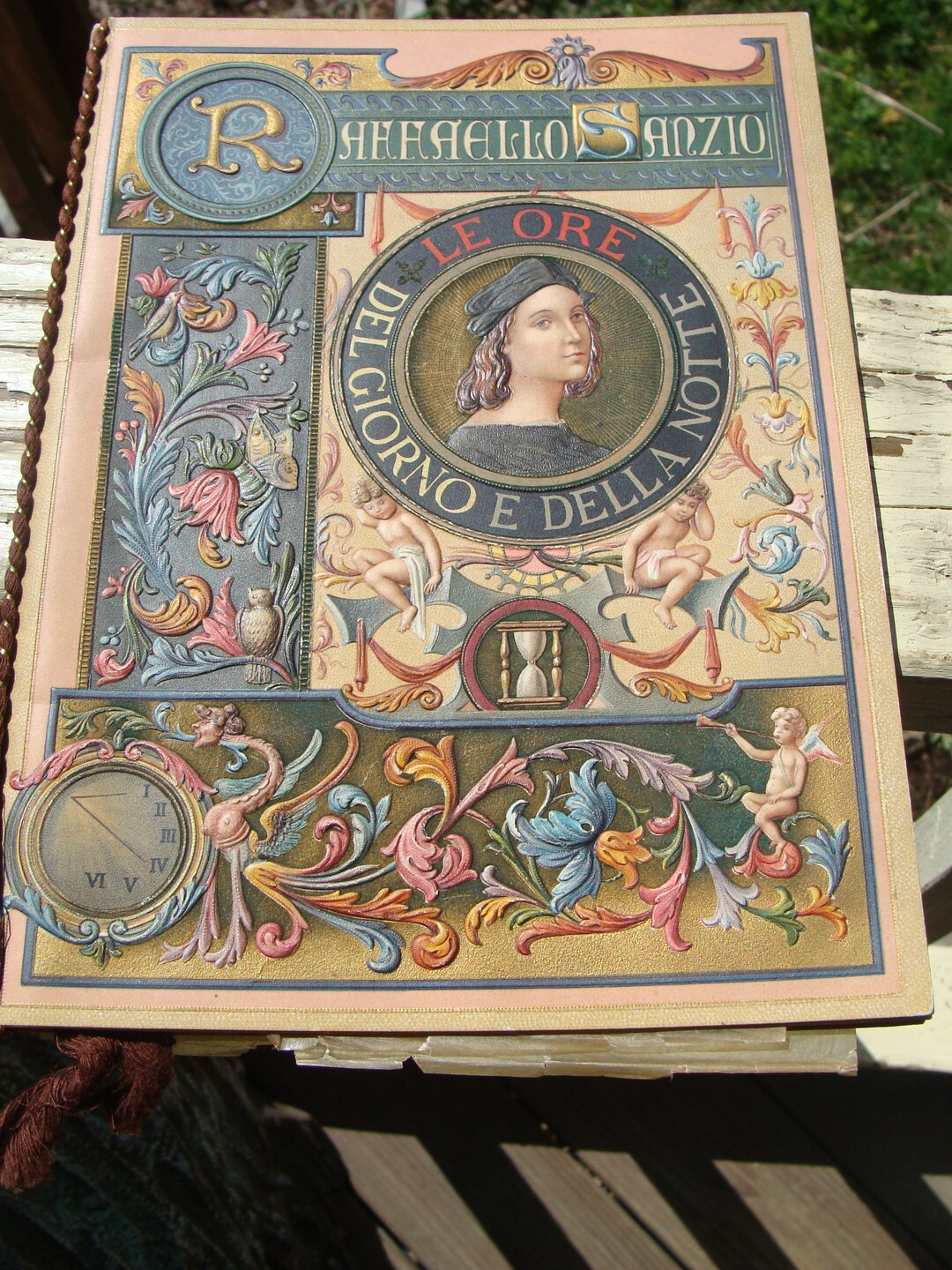 Raffaello Sanzio Twelve Color Engraving Prints Art Book Hours of the ...