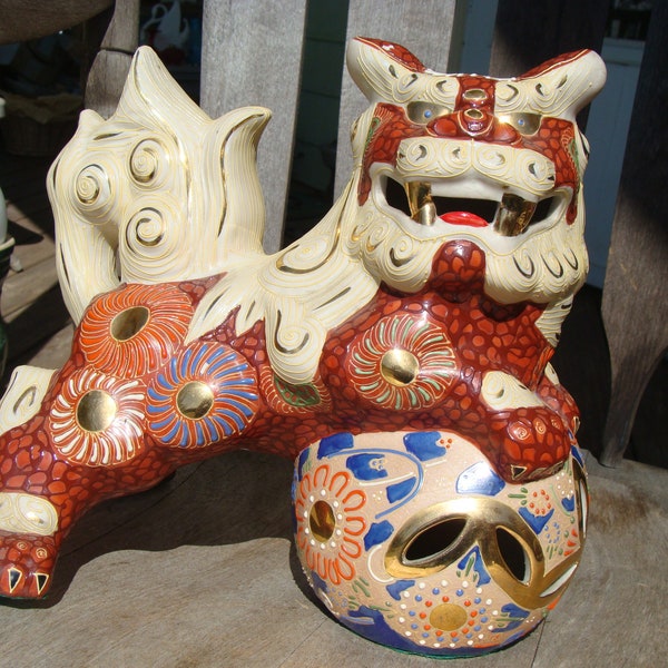 Foo Dog Statue - Etsy