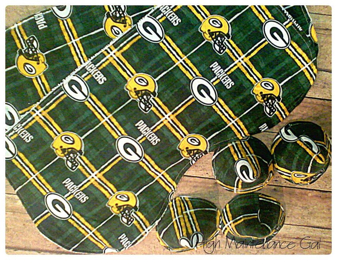 Green Bay Packers Burp Cloths, Pee-pee Tee-pees, Babyshower Gift Idea ...