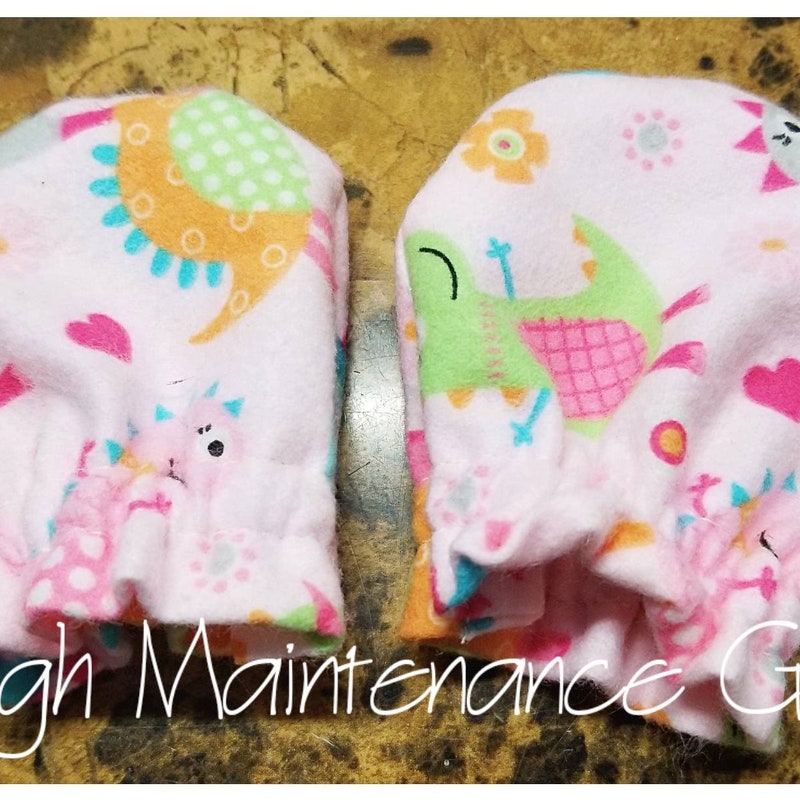 Dinosaur Mittens - Etsy