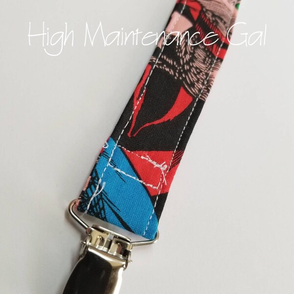 Fabric Pacifier Clip - Etsy