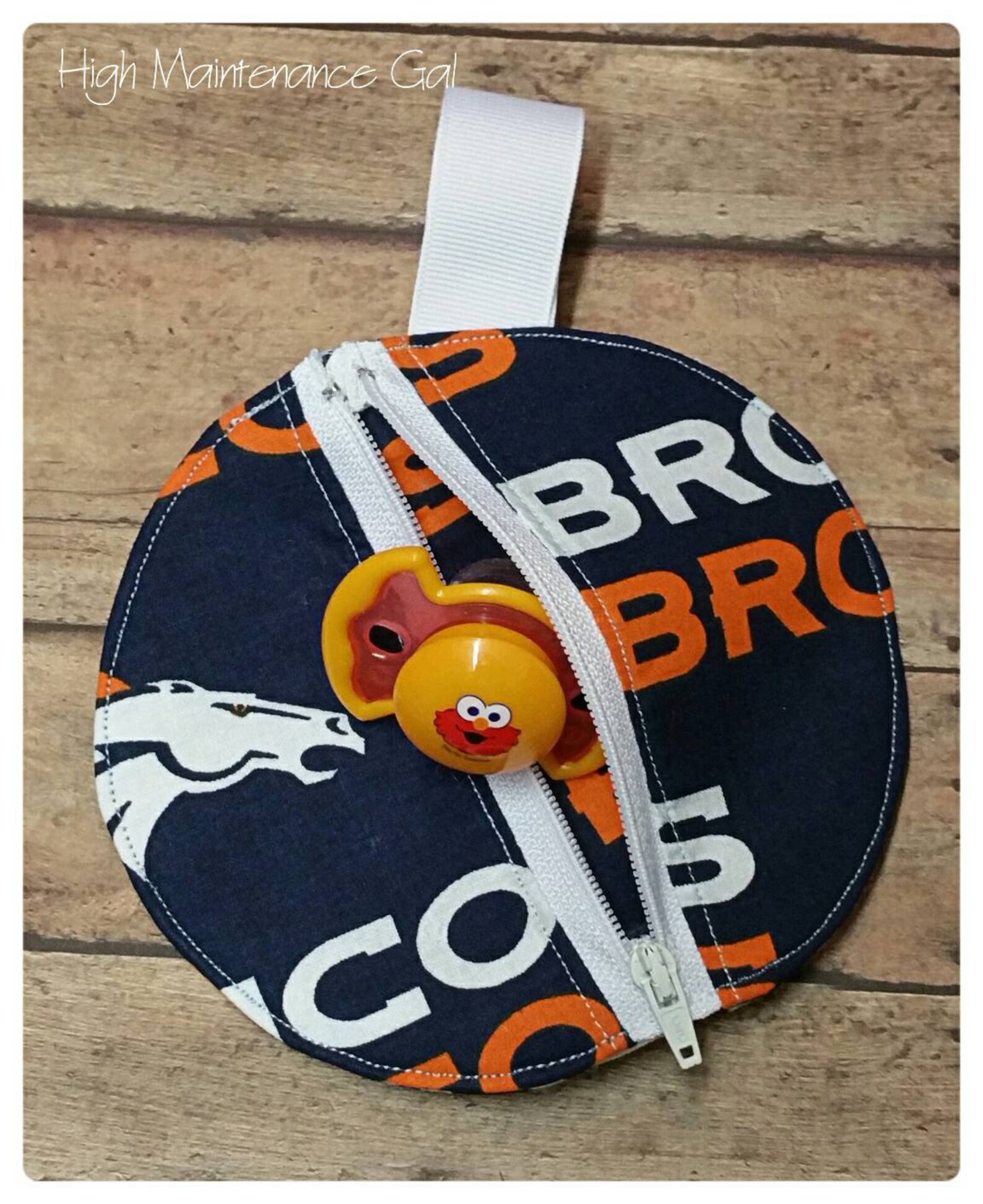 Denver Broncos Pacifier Pouch Binky Bag Babyshower Gift - Etsy