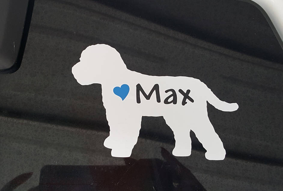 Cockapoo Car Decal Cockapoo Dog Decal Sticker - Etsy