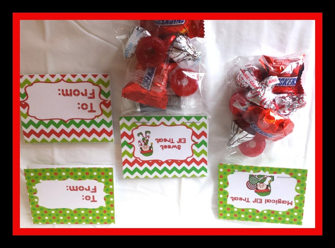 Magical Elf Treat (2 Designs) Printable Bag Topper,party,favor (DIY) - Etsy