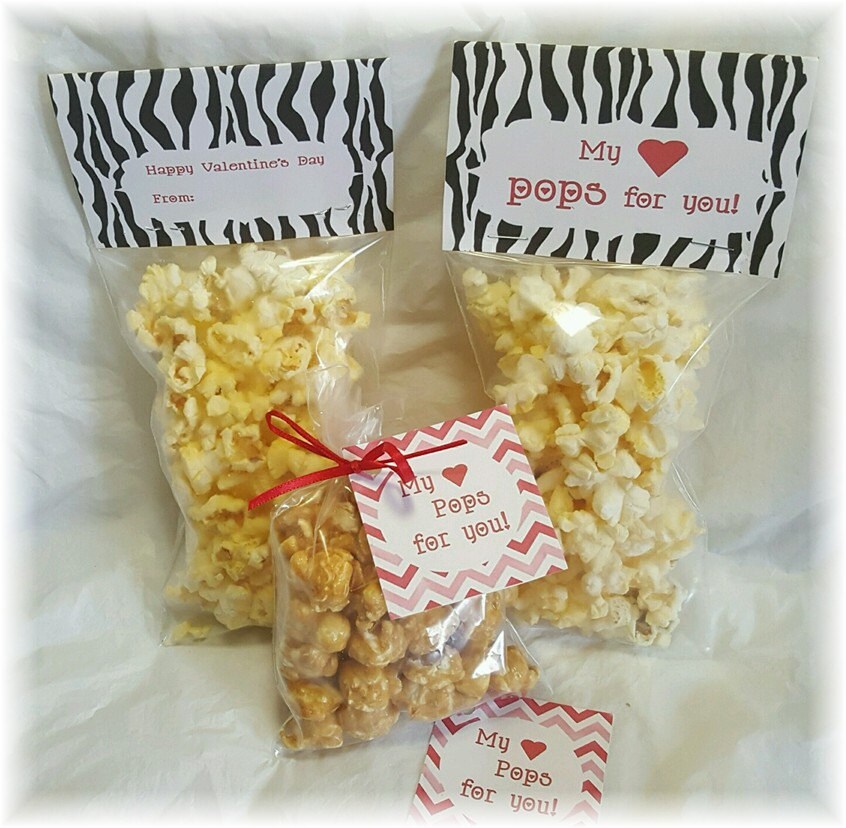 Valentine You Make My Heart Pop Printable Bag Topper, Tag, Party,favor ...