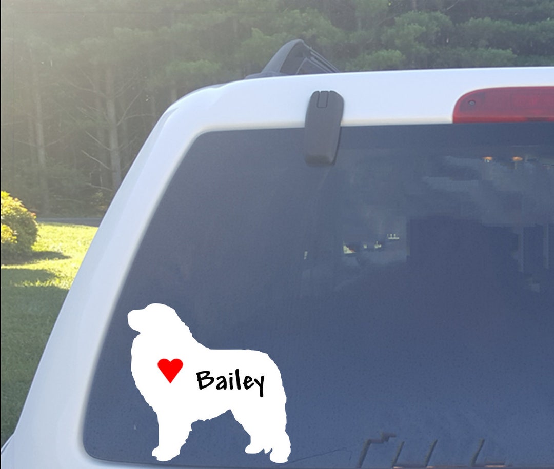 Great Pyrenees Car Decal, Dog Decal, Sticker, - Etsy