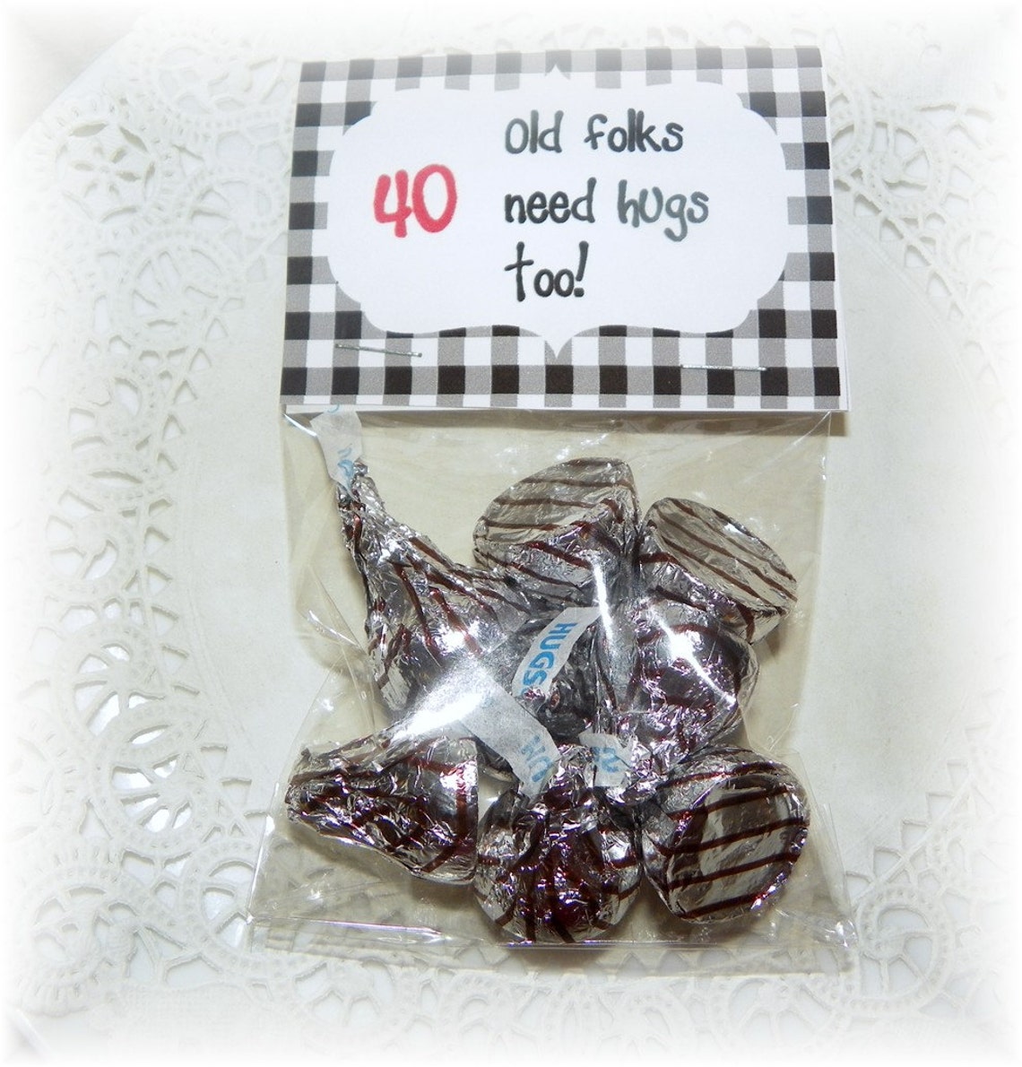 40th Birthday Printable Bag Topper,party,favor (DIY) - Etsy