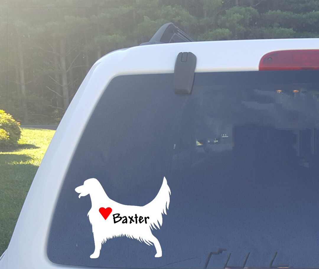 English Setter Car Decal, Dog Decal, Sticker, - Etsy