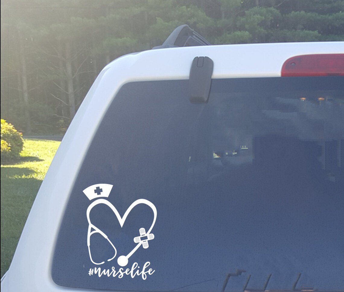 Nurse Nurse Life Car Decalsticker - Etsy
