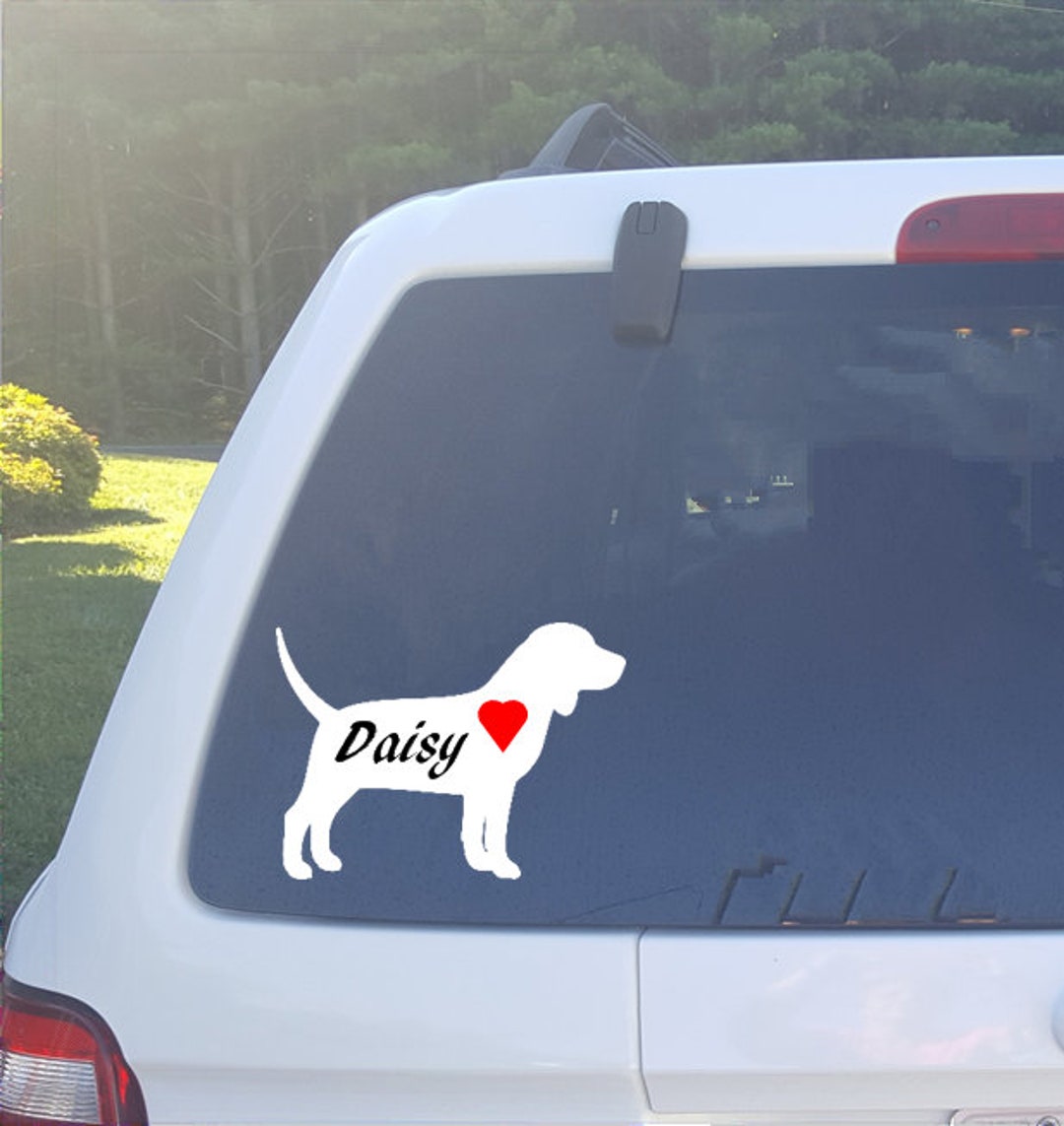 Beagle Car Decal, Dog Decal, Sticker,beagle DIY - Etsy